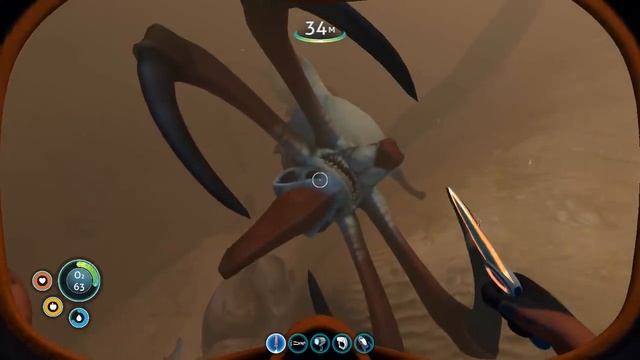 КАК УБИТЬ ЛЕВИАФАНА ЖНЕЦА - Subnautica гайды #1