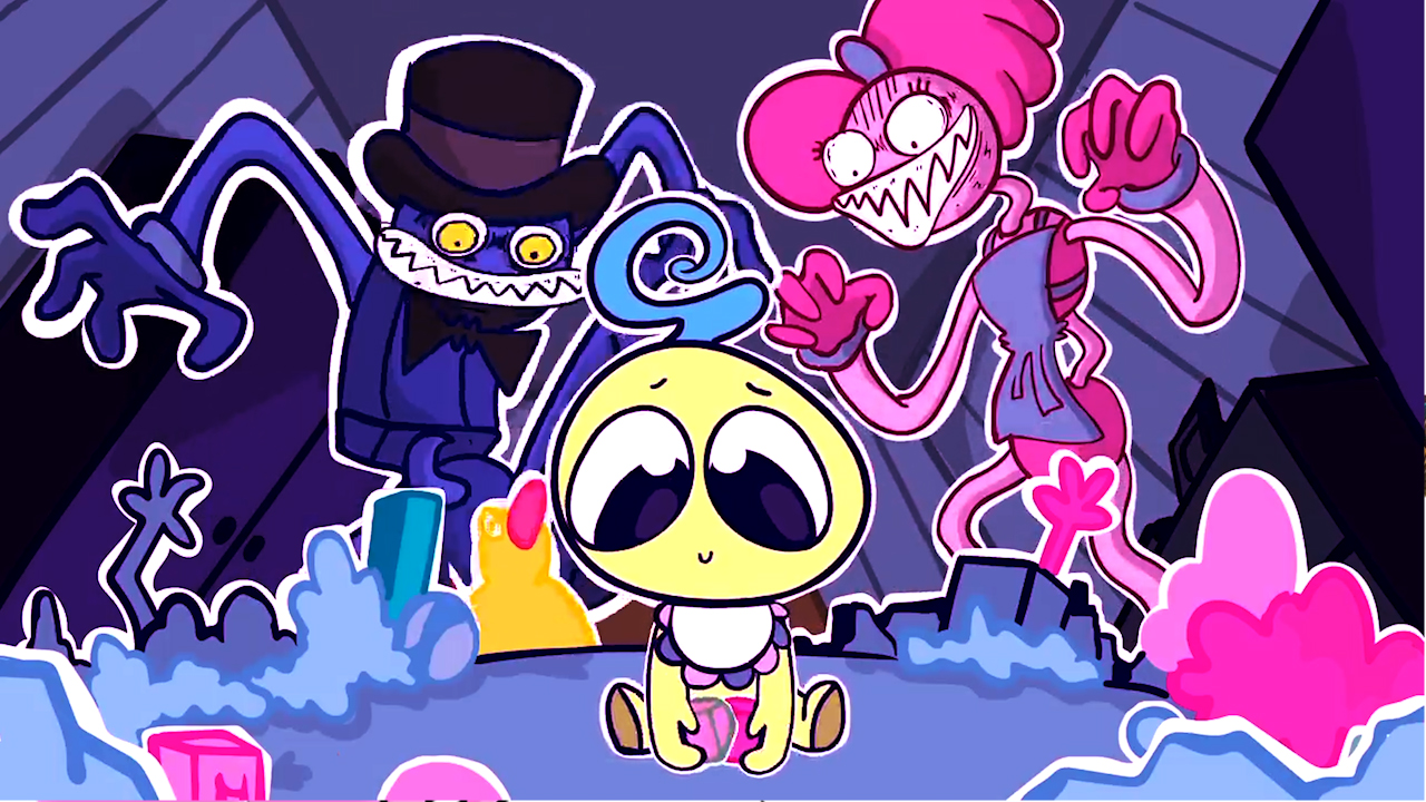 Один день из жизни малыша длинные ноги часть 14 //Poppy Playtime Chapter 2