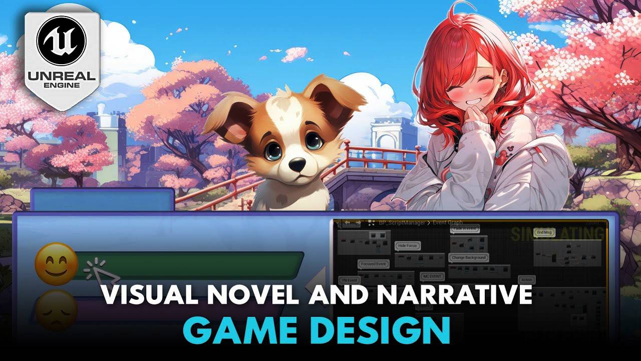 UE5 | Visual Novel and Narrative Game Design видео уроки Визуальная Новелла в Unreal Engine 5 ...