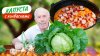 ДЕД МЯСОЕД_Молодая капуста тушеная с колбасками в казане
