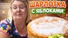 МАМА ЛЕНА_ШАРЛОТКА с яблоками — испекла и сразу съели!