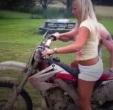 Фейлы на мотоцикле