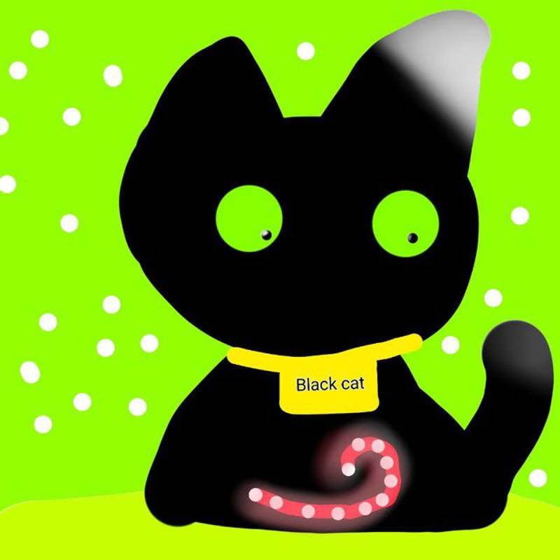 Иконка канала black cat