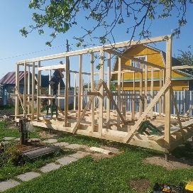 Иконка канала строительство  каркасник заборы