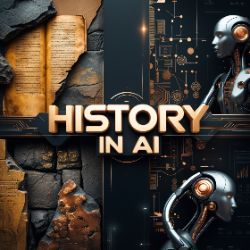Иконка канала History in AI