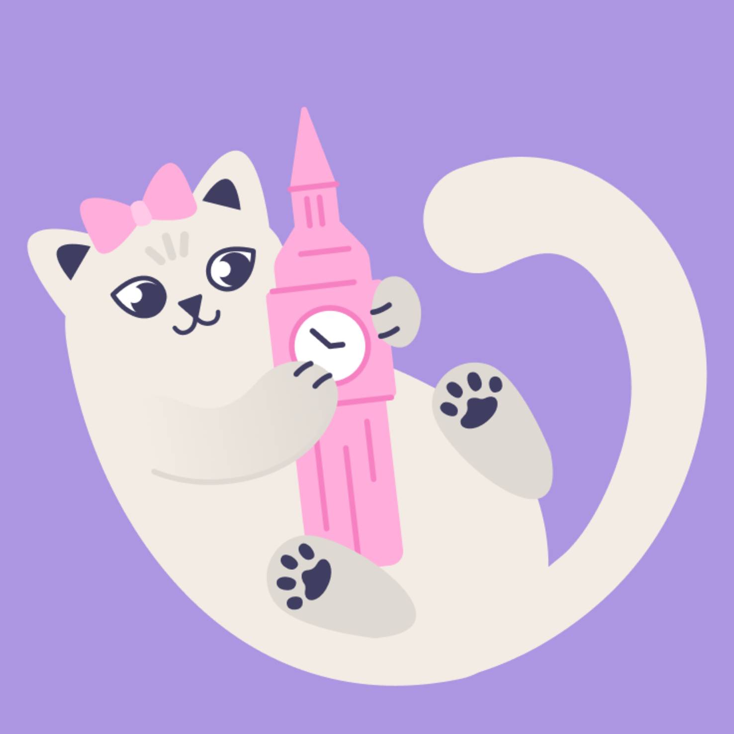 Иконка канала Английский и котики