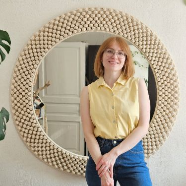 Иконка канала Мастер-классы макраме онлайн, декор Kotickdecor