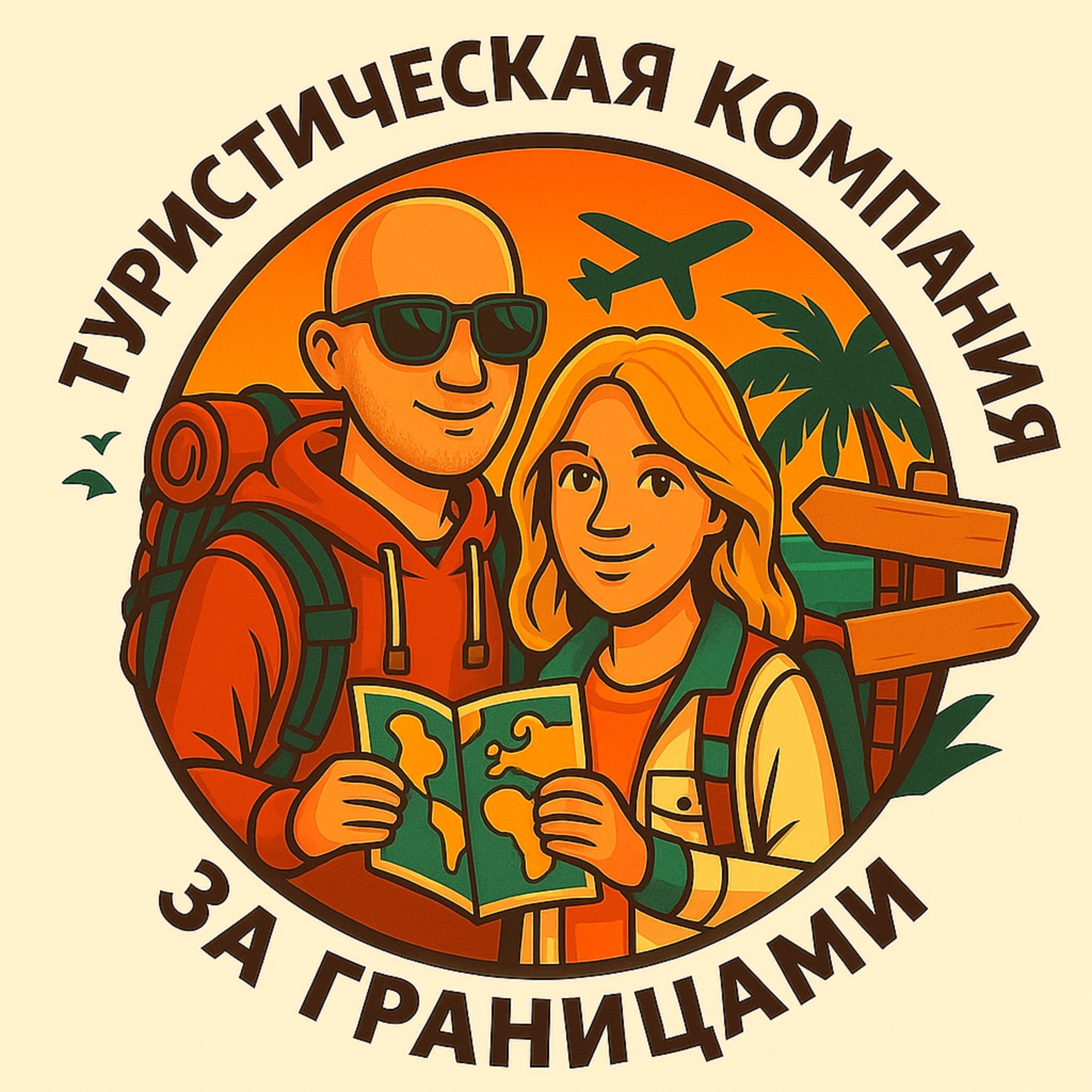 Иконка канала За границами | Турагентство