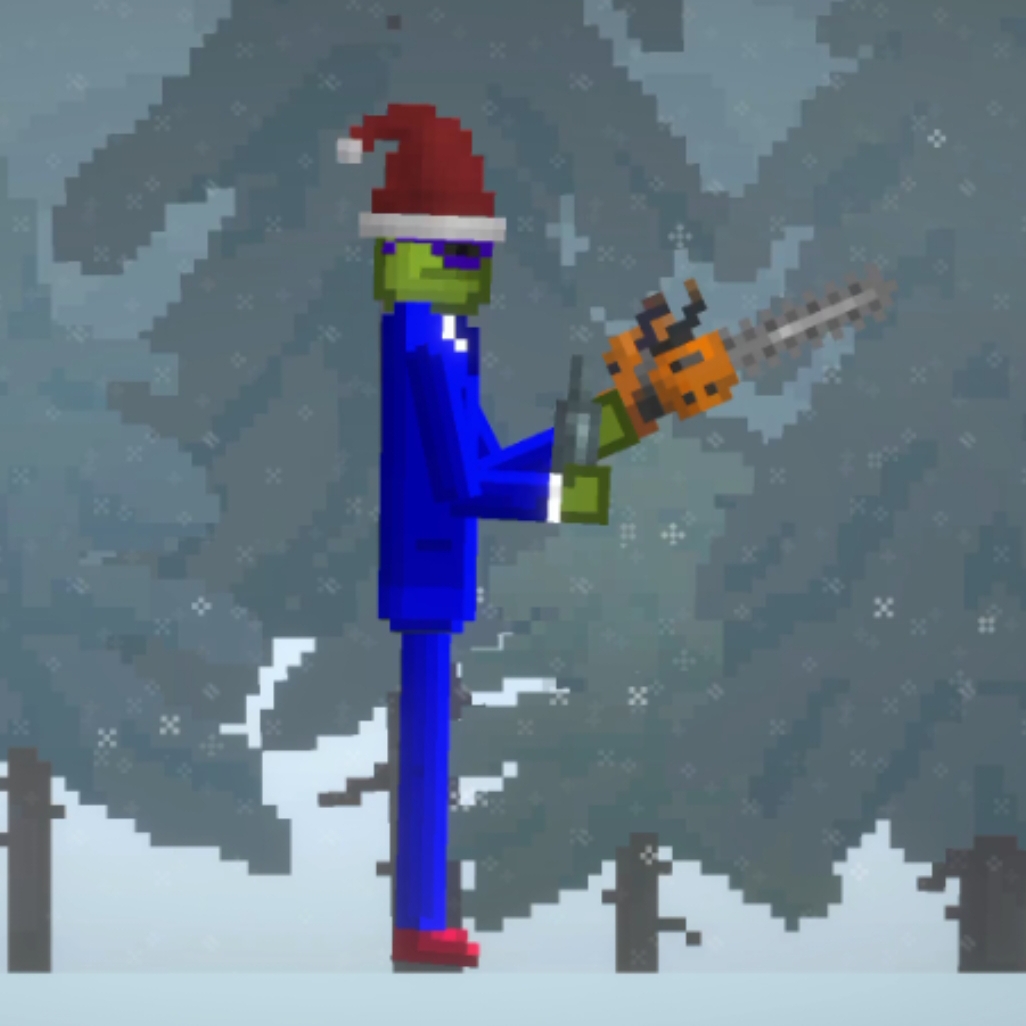 Иконка канала мелон sonic56k бензопила(зимнее безумие)