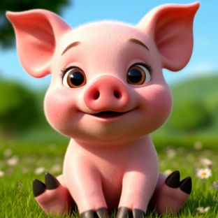 Иконка канала поросенок без пеленок