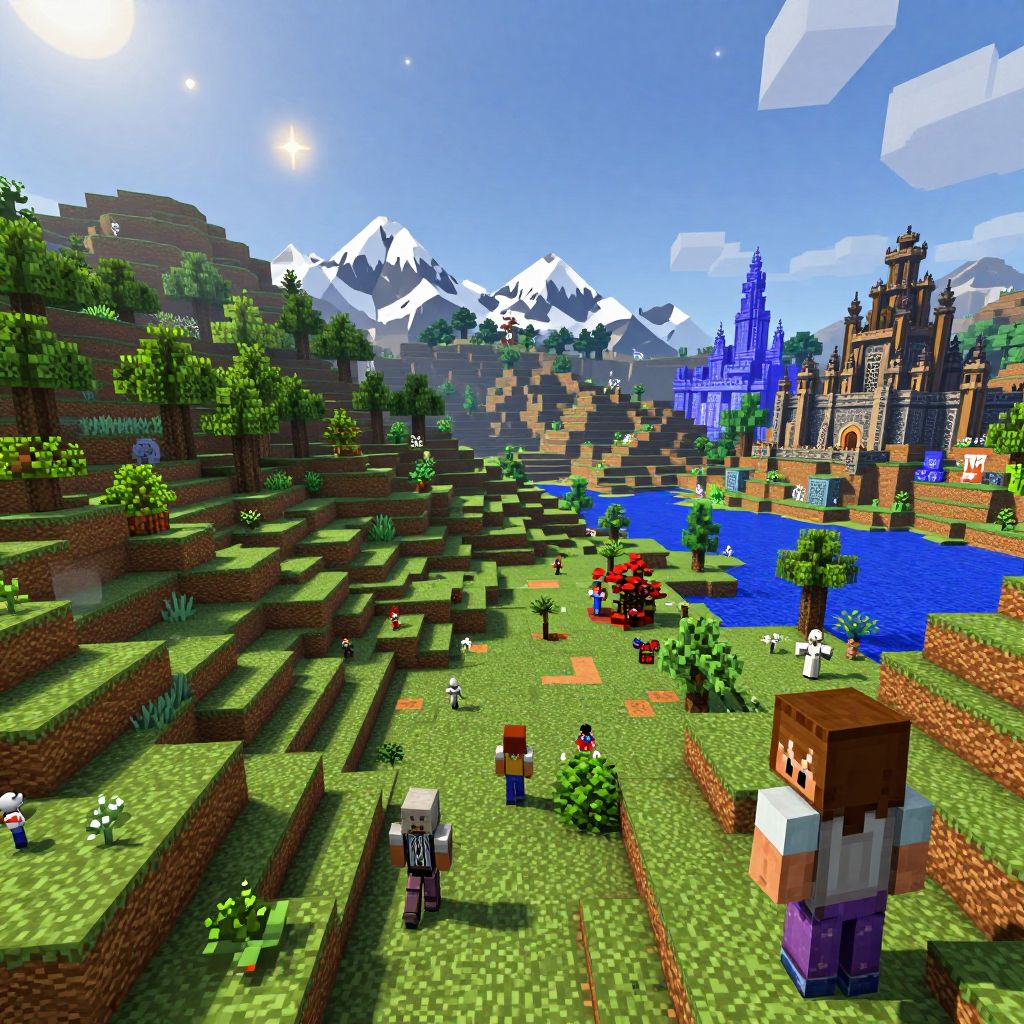 Иконка канала Minecraft