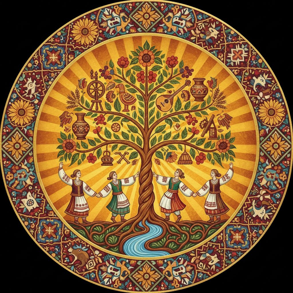 Иконка канала «Живые традиции».