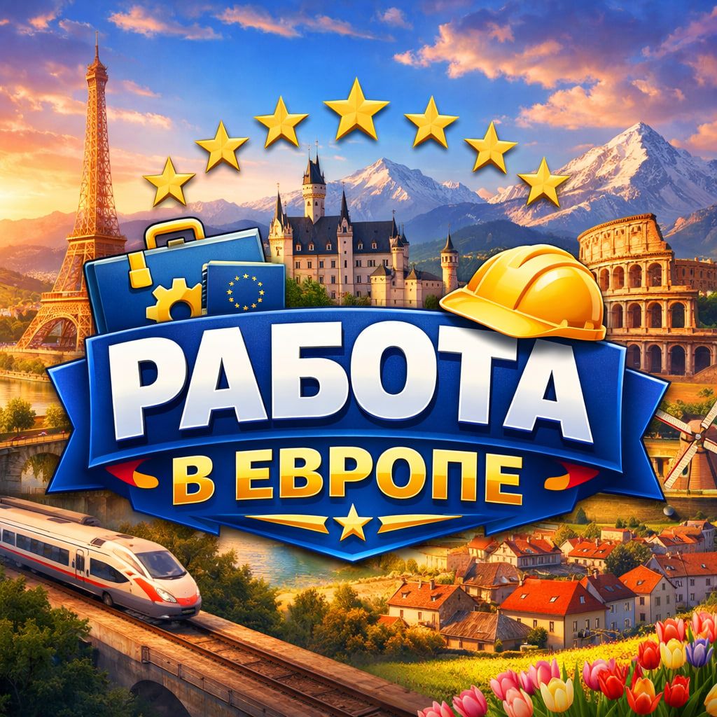 Иконка канала Работа в Европе
