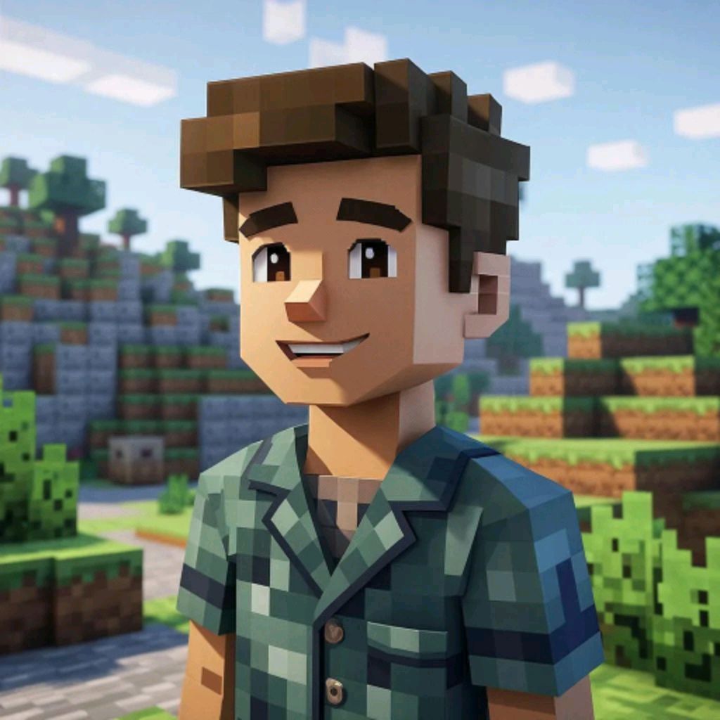 Иконка канала Майнкрафт с Ромой