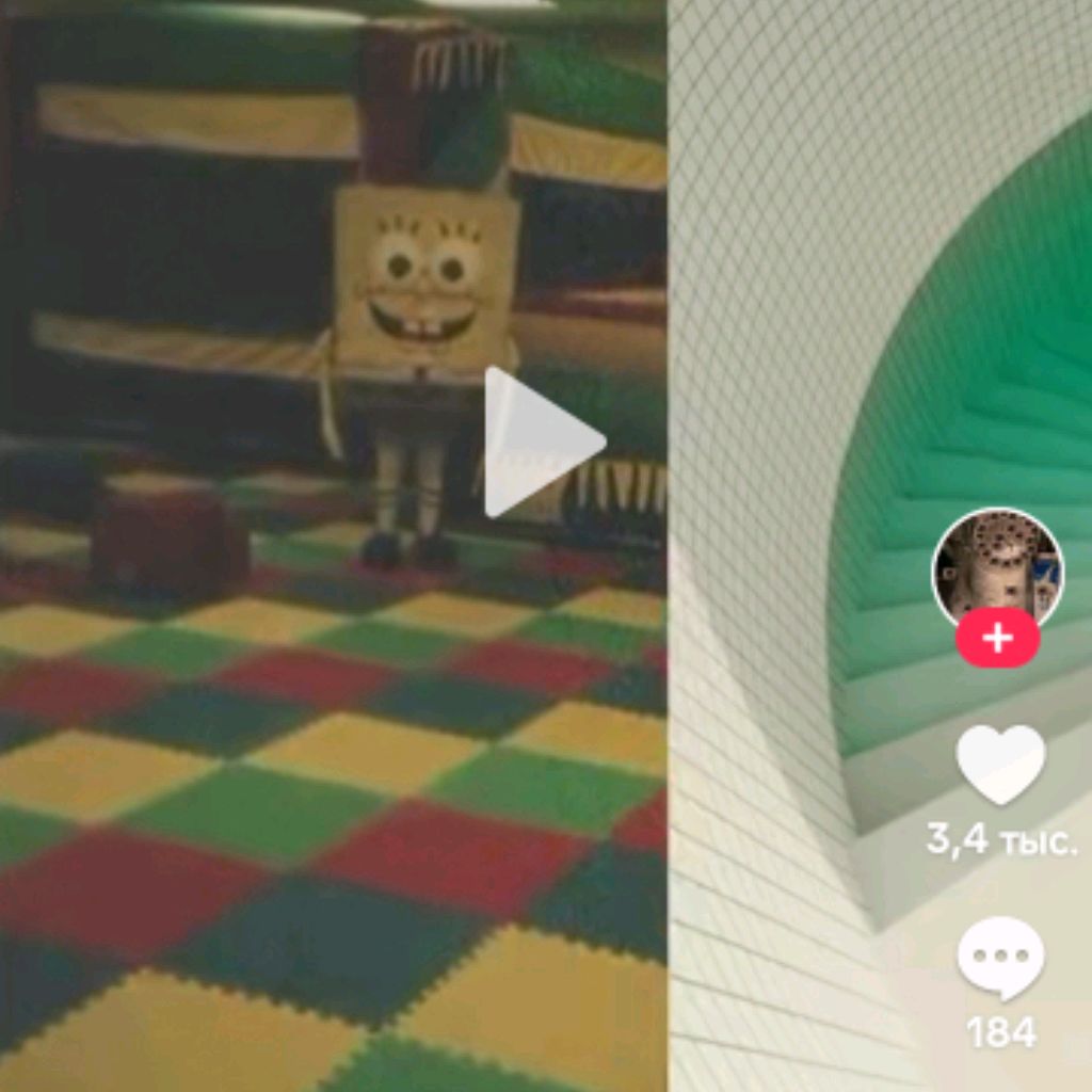 Иконка канала обкуренный губка боб