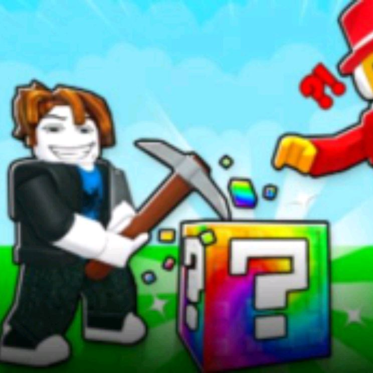 Иконка канала Roblox [Копай Свой Лаки Блок] [🎁⛏️]