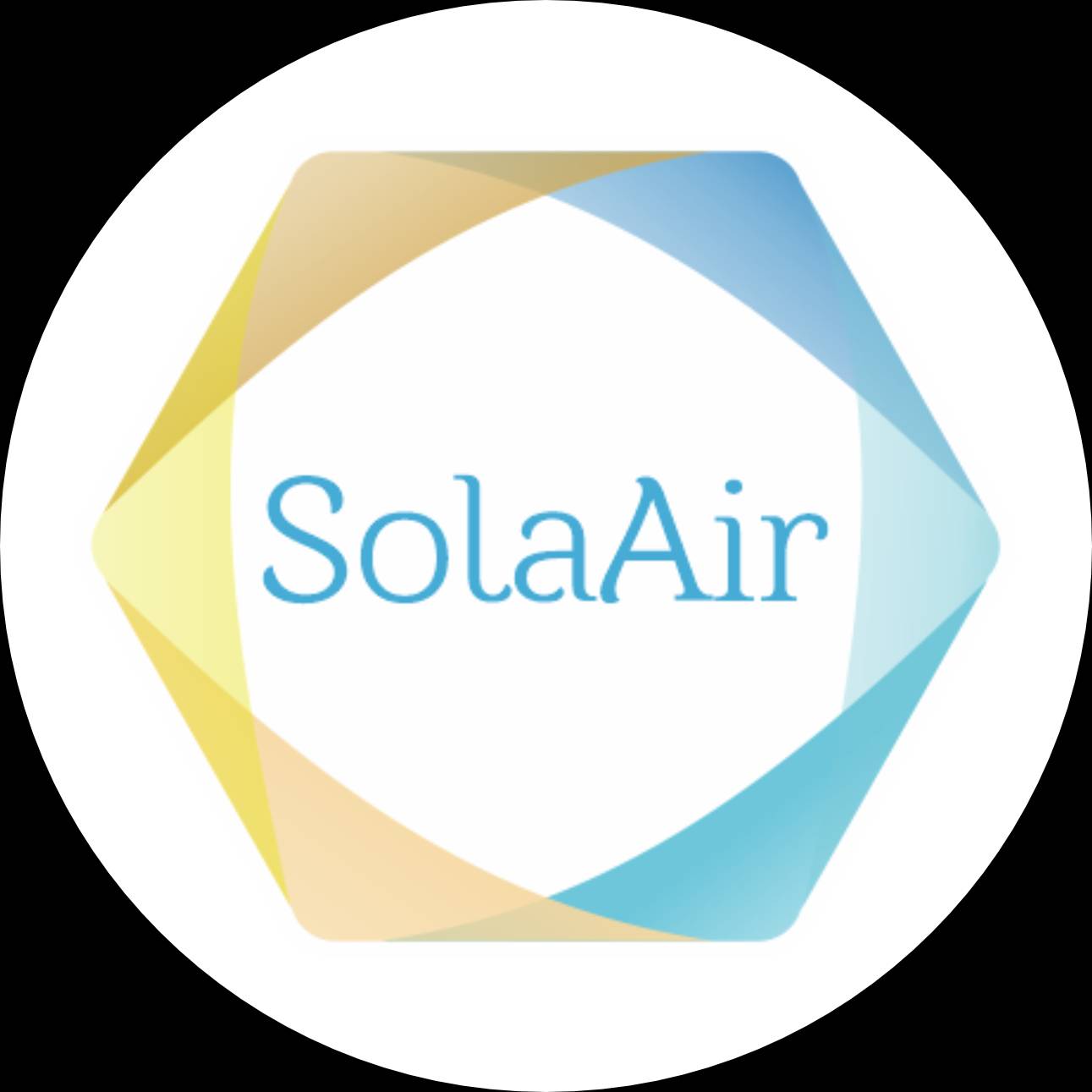 Иконка канала SolaAir панели с пайетками, фотозоны