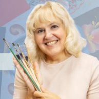 Иконка канала Онлайн-школа "Русская роспись"