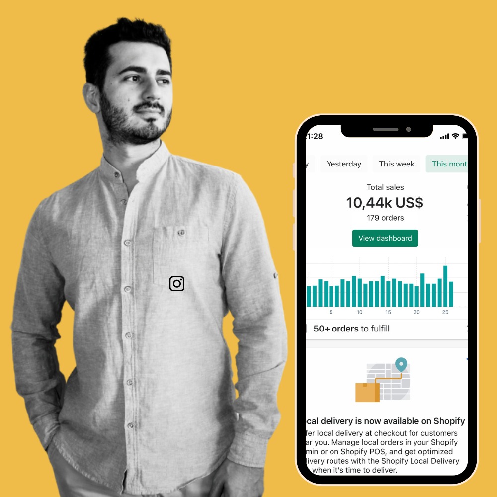 Иконка канала E-commerce | Online Business | Dropshipping