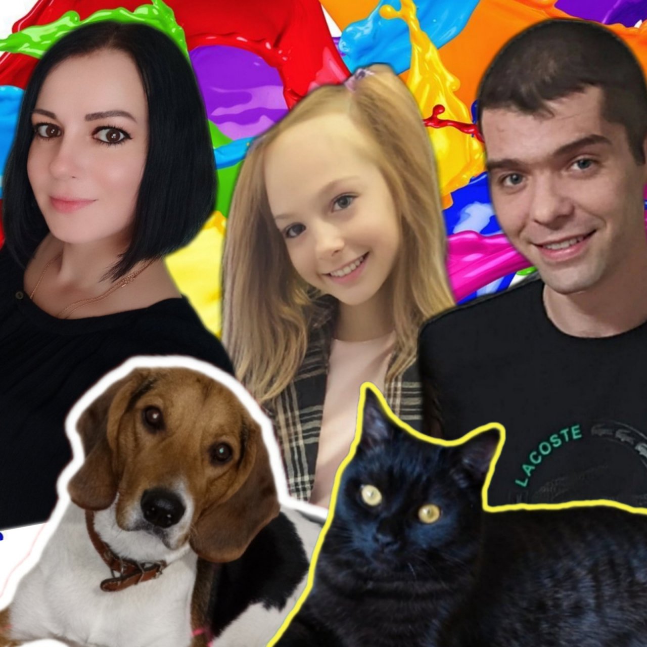 Иконка канала Доченька, кот и пëс!