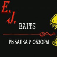 Иконка канала E.J.Baits. Рыбалка и обзоры снастей