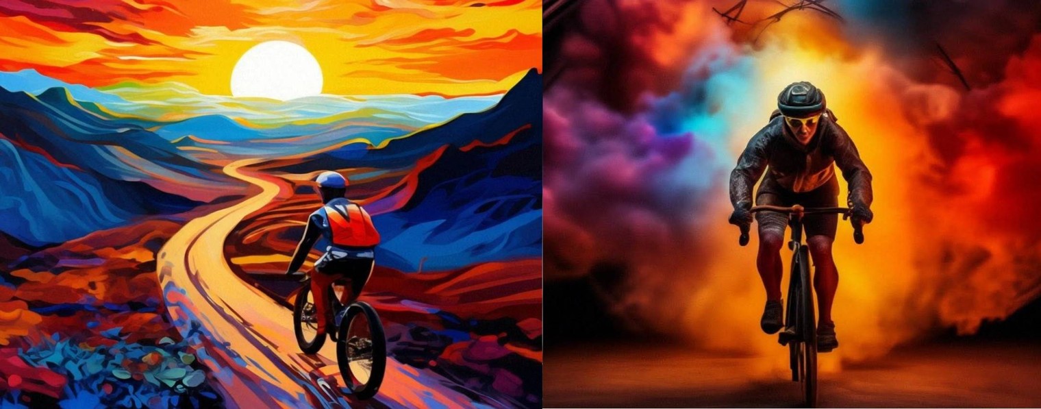 На велосипеде