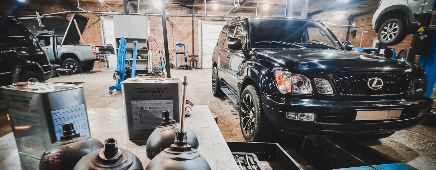 Ремонт гидроподвески и Механики Иркутск TLC/LEXUS