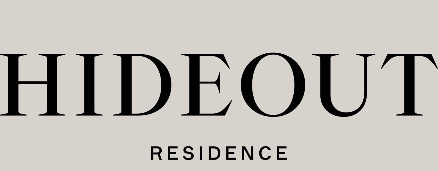 HIDEOUT residence