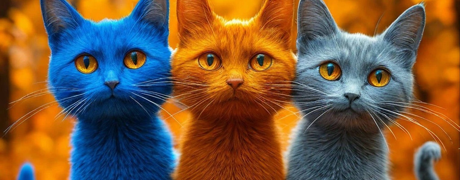 Синий кот