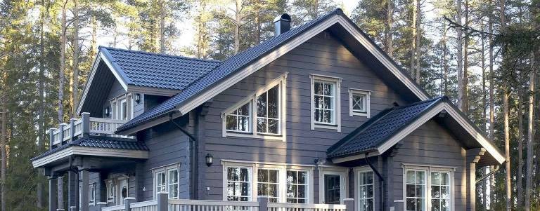 Деревянные дома из клееного бруса.