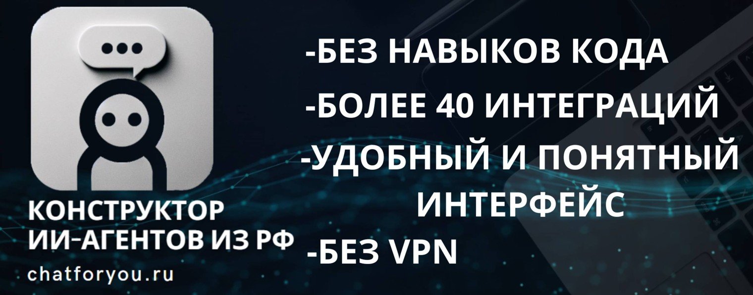 Chatforyou|Экосистема создания ИИ ботов|