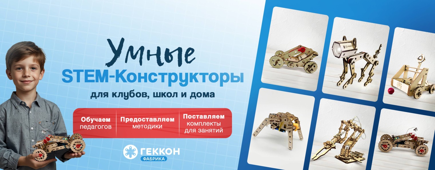 STEAM конструкторы ГЕККОН