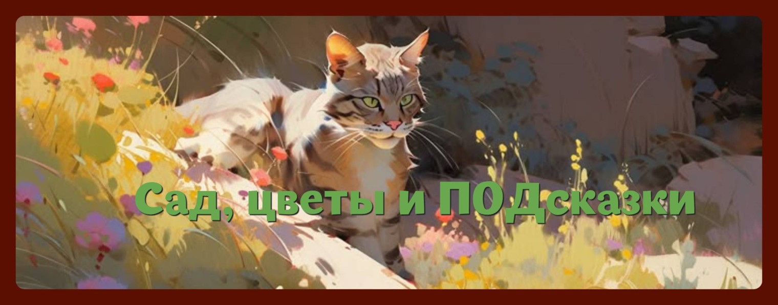 Сад, цветы и ПОДсказки