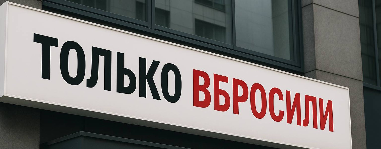 Только вбросили