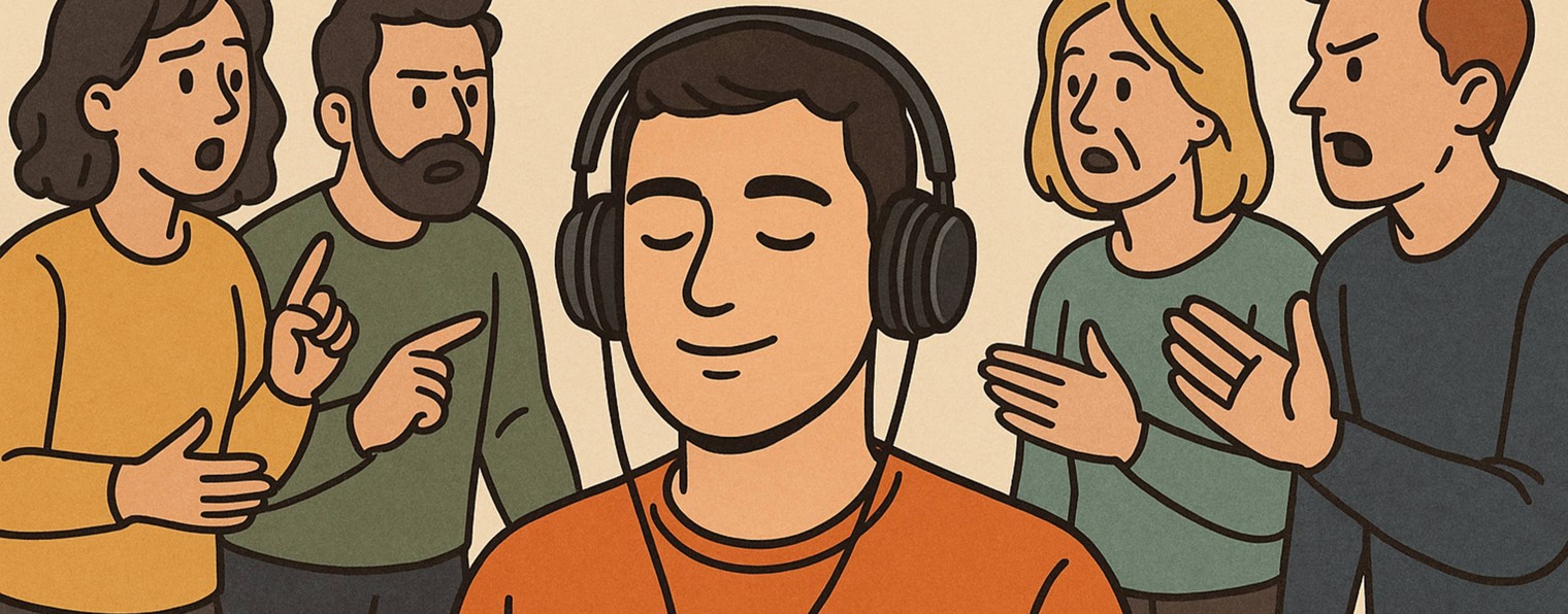 Мужчина решает !