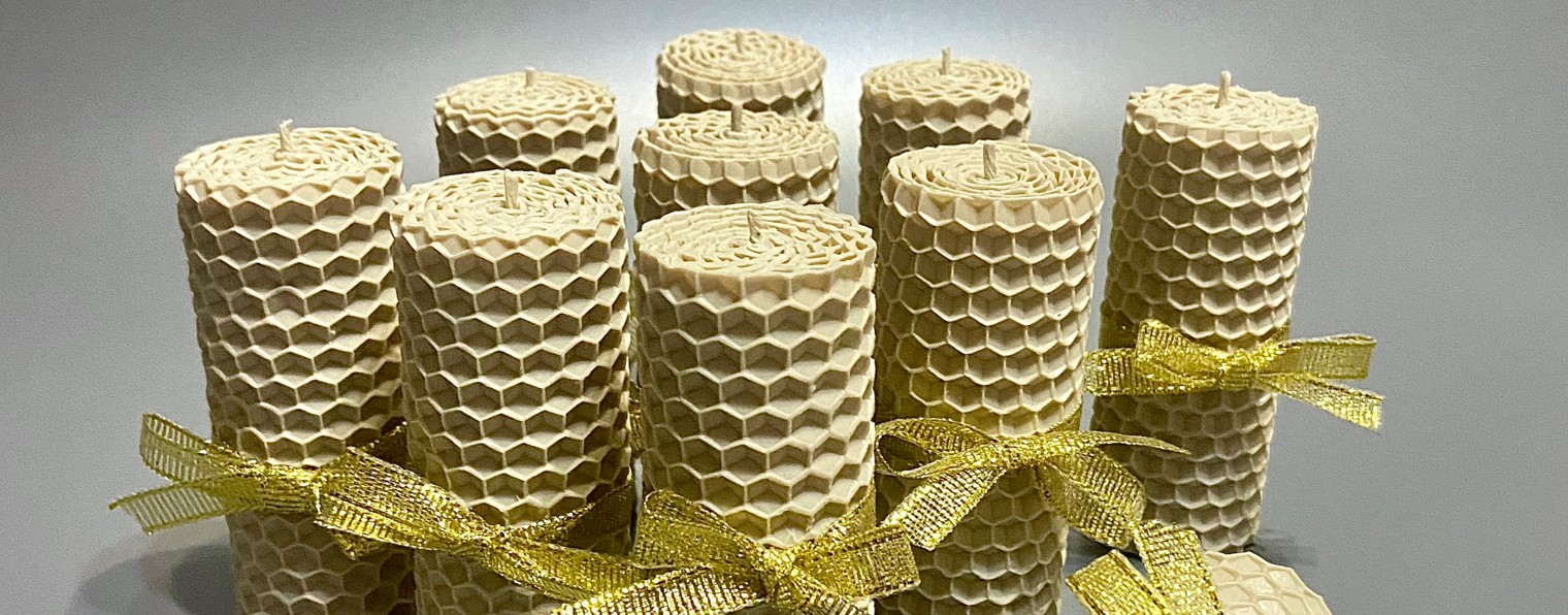 🐝 Свечи из вощины, 💯натуральный пчелиный воск