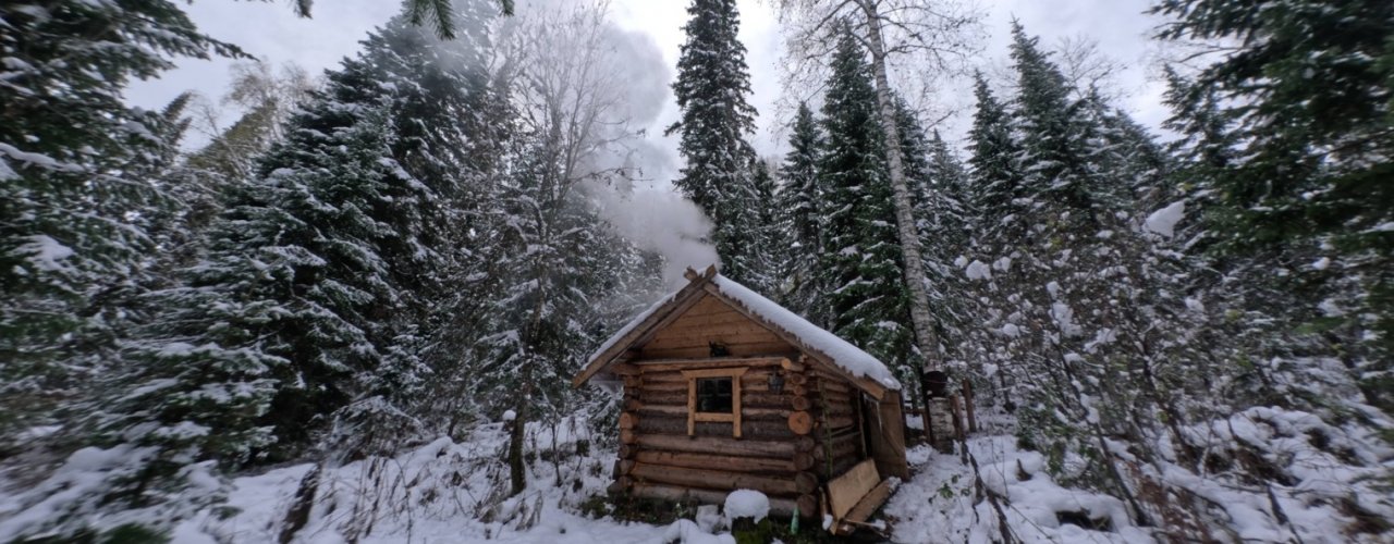Сибирский бродяга.Жизнь и Быт, Избы тайга