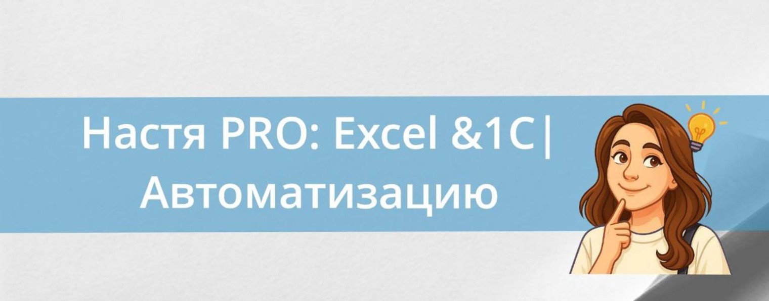 Настя PRO: Excel&1С