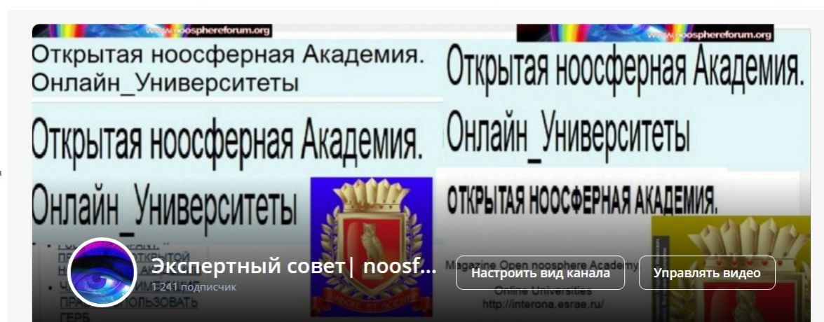 Экспертный совет| noosfernoy bezopasnosti