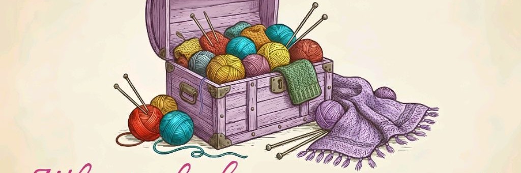 Шкатулка вязаных изделий