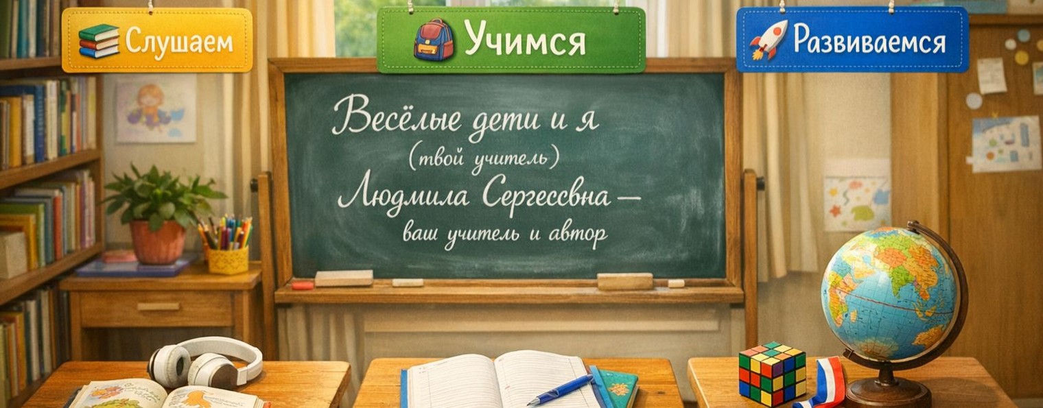 Весёлые дети и я (твой учитель)
