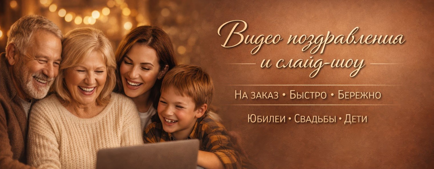 MOS Video |Видео поздравления и слайд-шоу на заказ