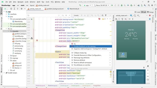 Weather Application By Android Studio Kotlin – смотреть онлайн видео от ...