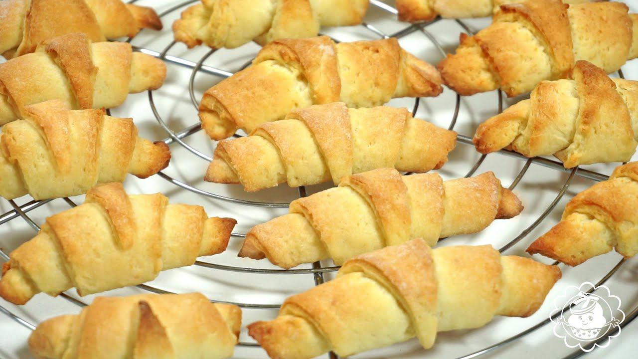 Вкуснейшее ТВОРОЖНОЕ печенье "рогалики". Быстро и просто к чаю.