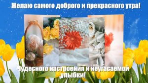 Пожелание с Добрым утром для Друзей!