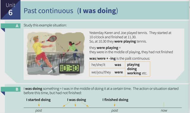 6. Past Continuous