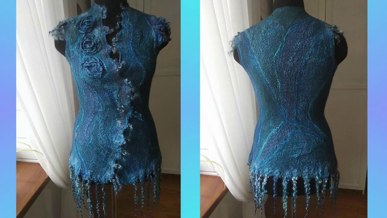 Жилеты валяные