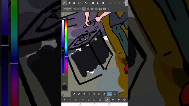 Зарисовки на обычном планшете