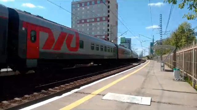 ЭП2К-307 с поездом №2 Москва-Владивосток