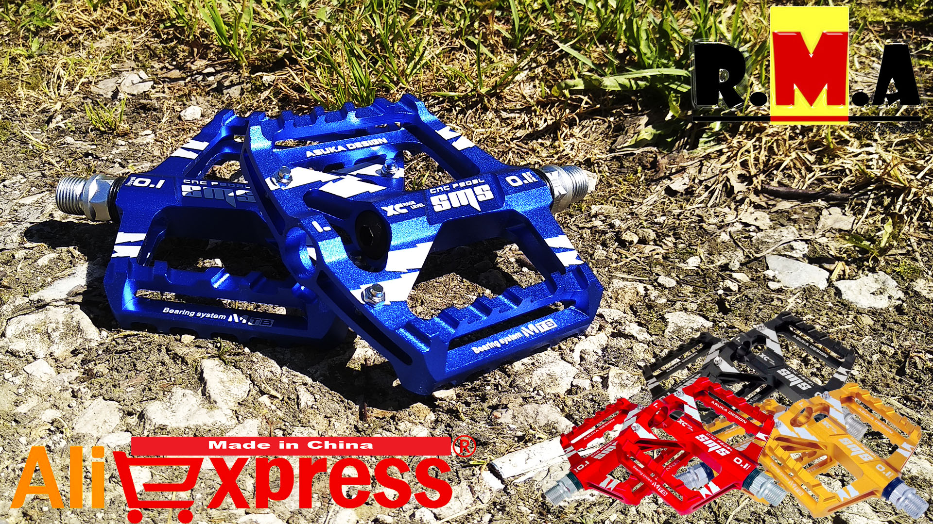 CNC педали от SMS из Китая .